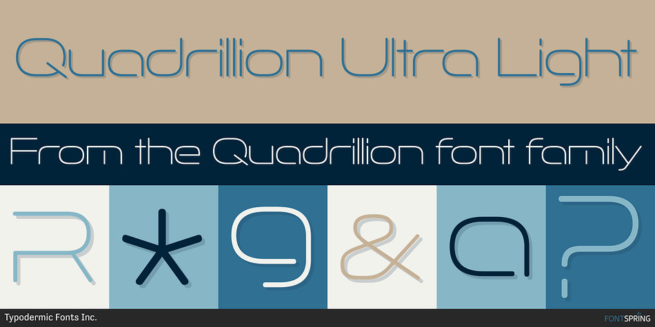 Quadrillion Ultra Light Font