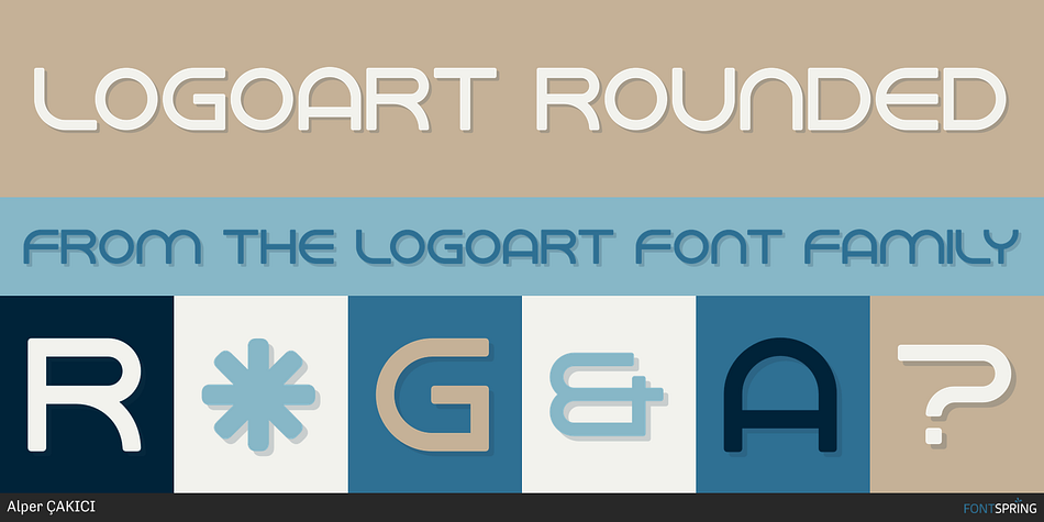 LogoArt Rounded Font