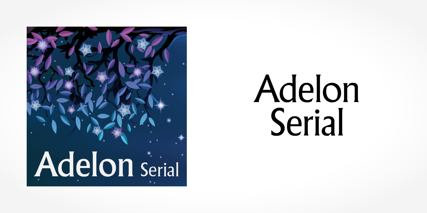 Adelon Serial Font