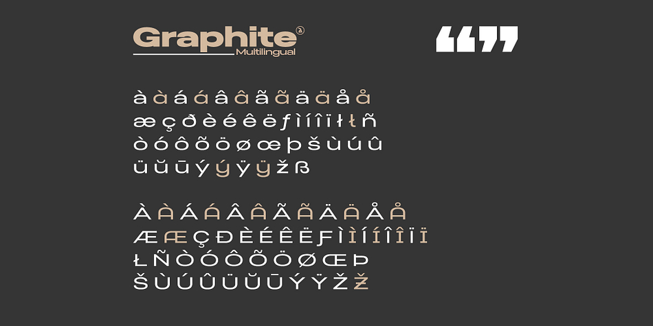 Graphite Font