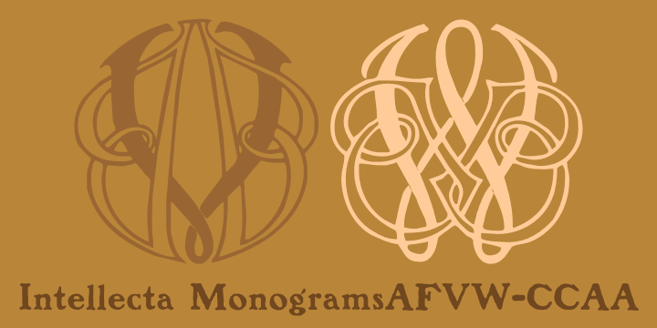 Intellecta Monograms Font