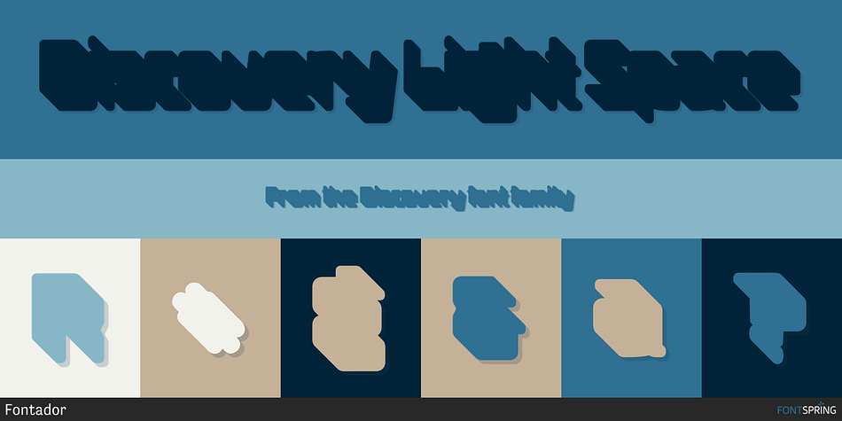 Discovery Light Space Font