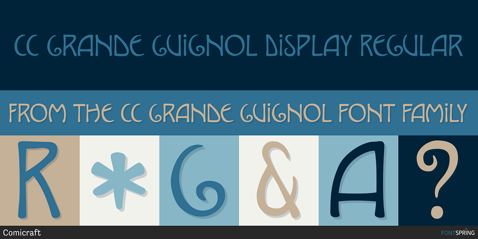 CC Grande Guignol Display Regular Font