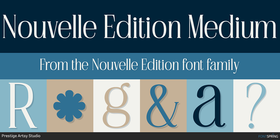 Nouvelle Edition Medium Font
