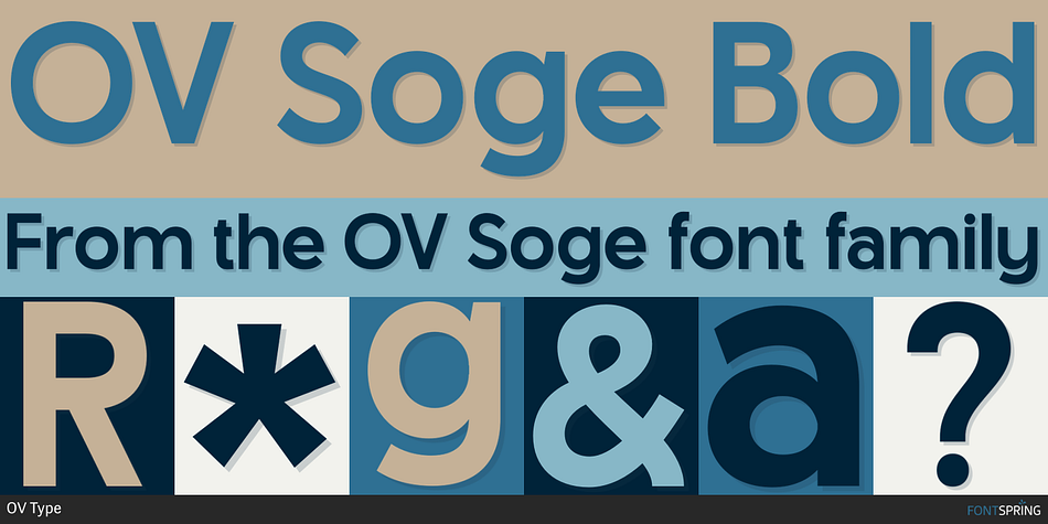 OV Soge Bold Font
