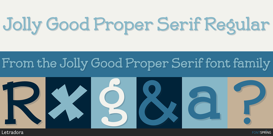 Jolly Good Proper Serif Regular Font