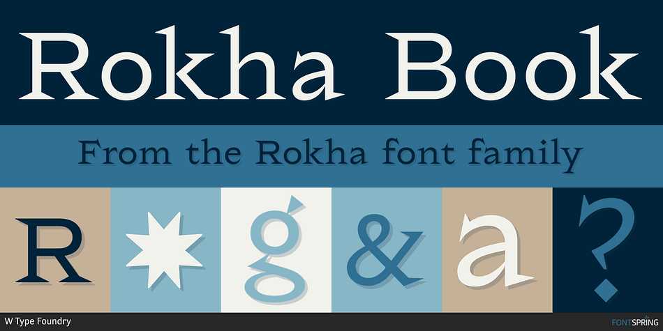 Rokha Book Font