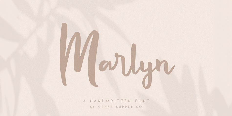 Marlyn Regular Font