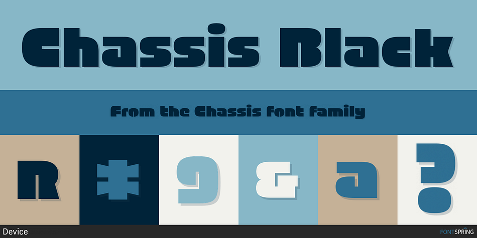 Chassis Black Font