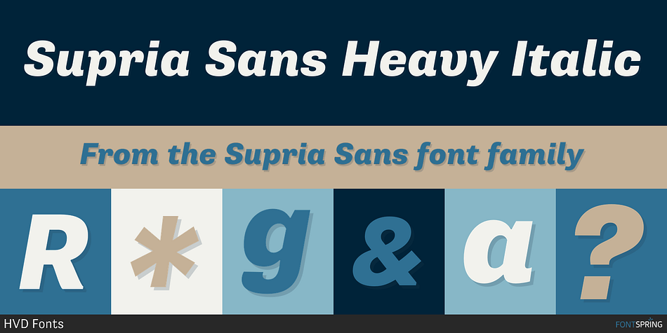 Supria Sans Font