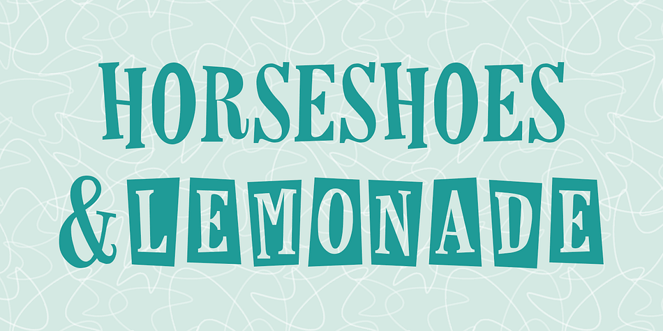 Horseshoes Font