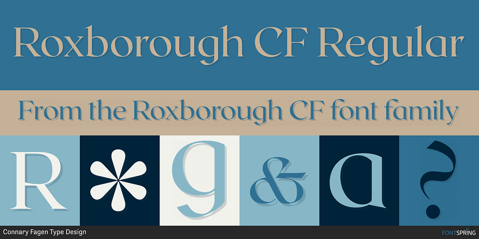 Roxborough CF Regular Font