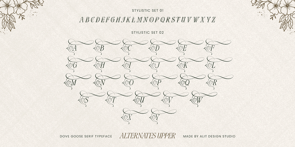 Dove and Goose Font