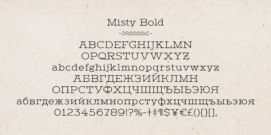 Misty Font
