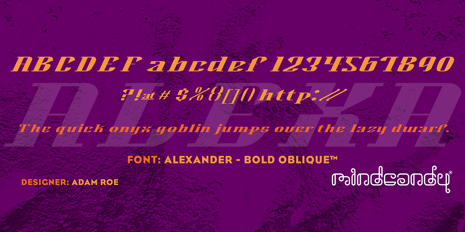 Alexander™ Font