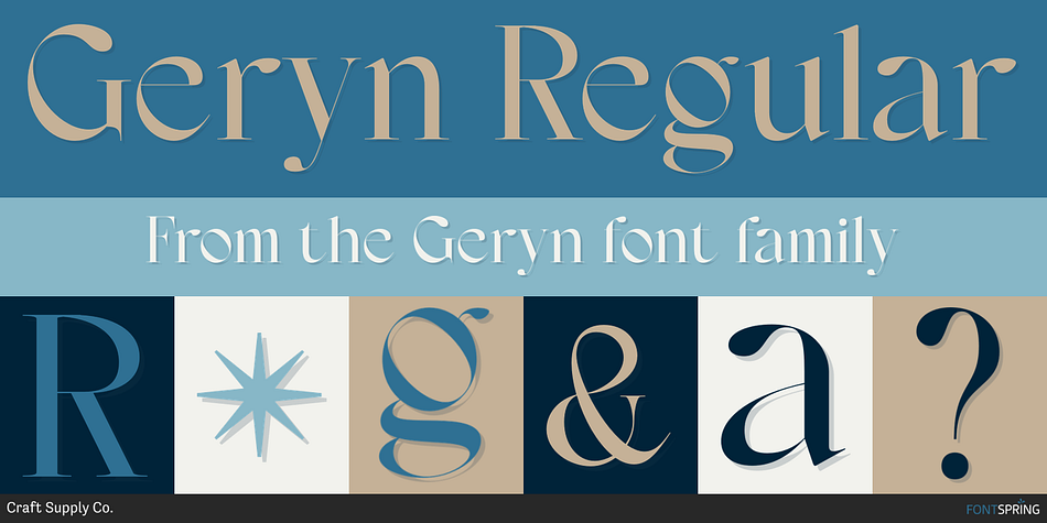 Geryn Regular Font