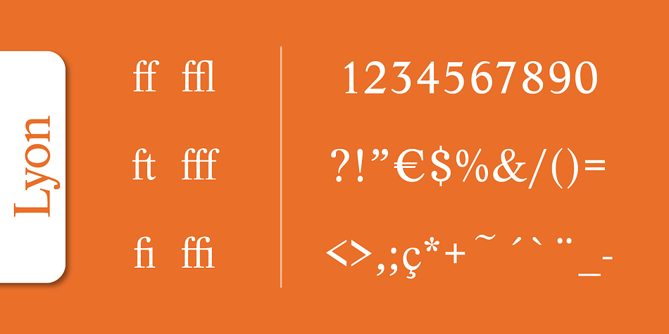 Lyon Pro Font