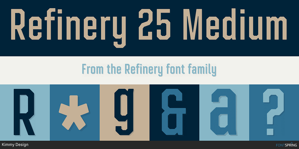 Refinery 25 Medium Font