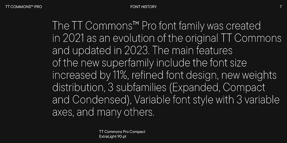 TT Commons Pro Font