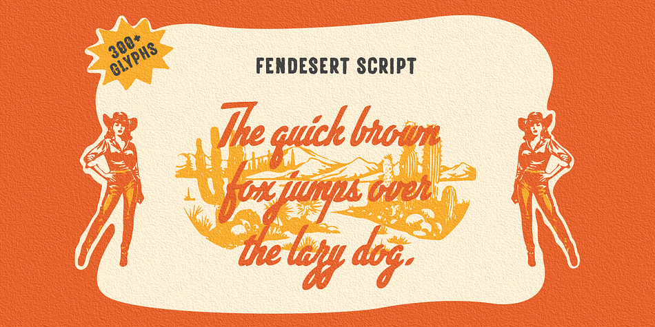 Fendesert Font