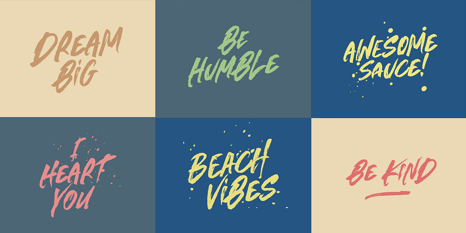 Outback Brush Font Font