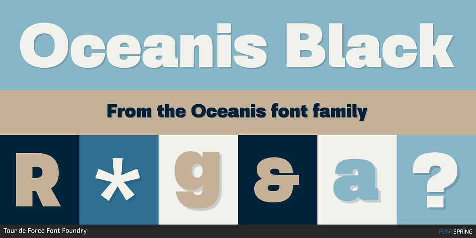 Oceanis Black Font