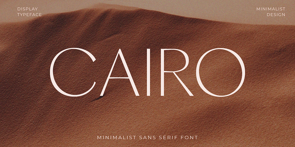 Cairo Font