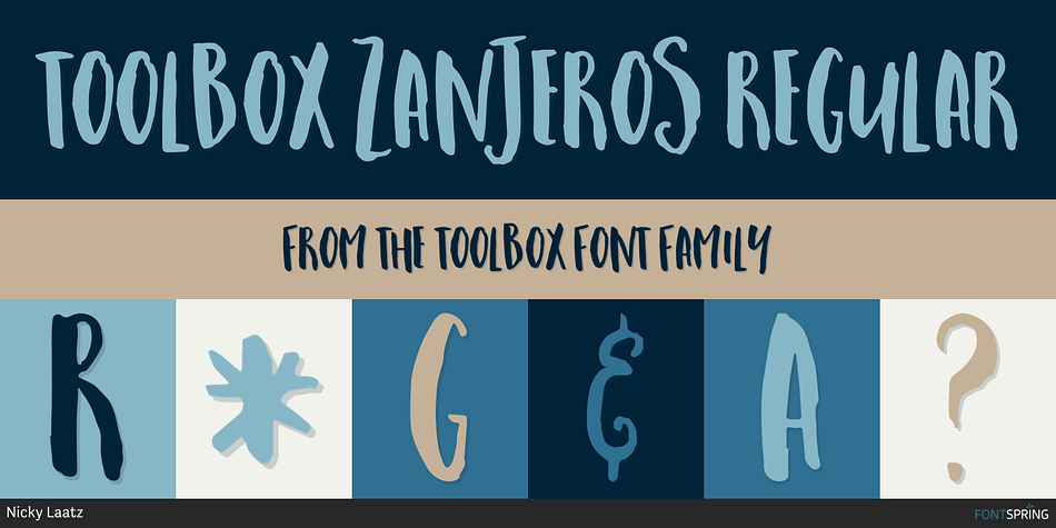 Toolbox Zanjeros Regular Font
