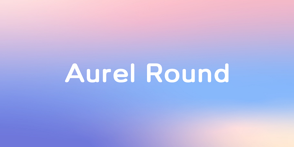 Aurel Round Font