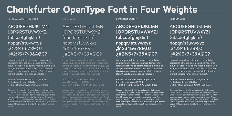 Chankfurter Font