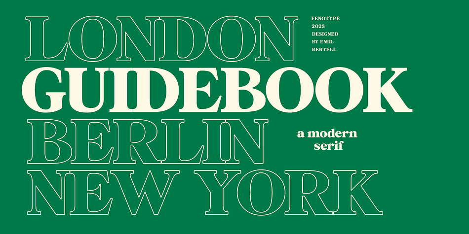 Guidebook Font