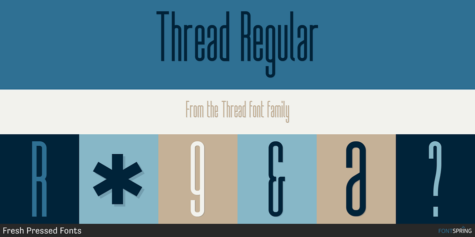 Thread Regular Font