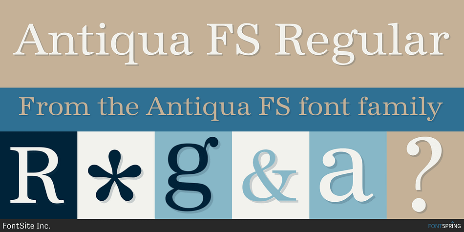 Antiqua FS Font
