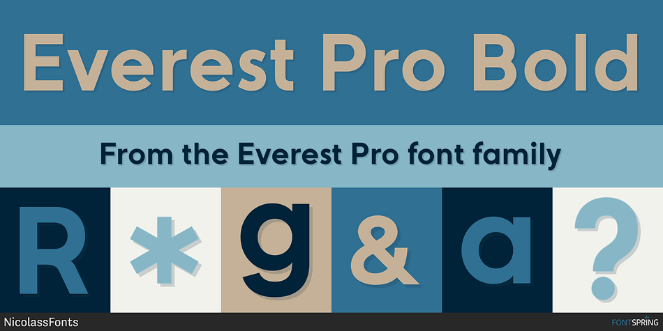 Everest Pro Bold Font