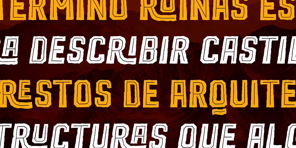 Ruina Inline Font
