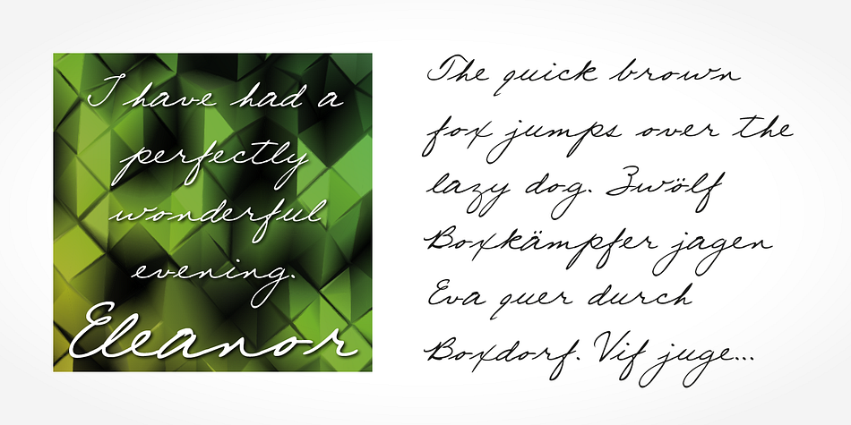 Eleanor Handwriting Font