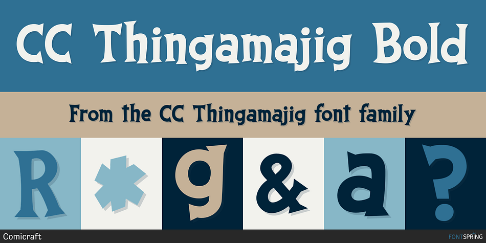 CC Thingamajig Bold Font