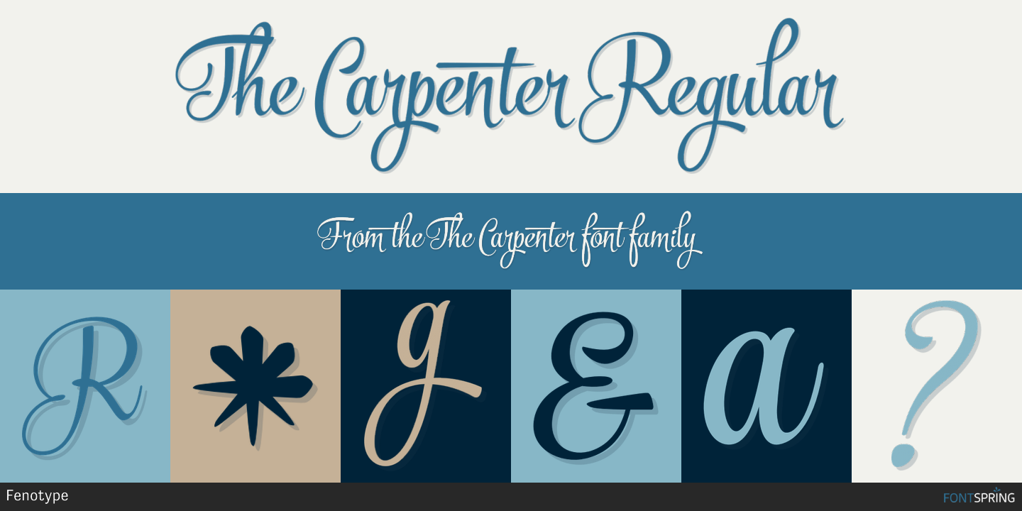 Similar Fonts To The Carpenter