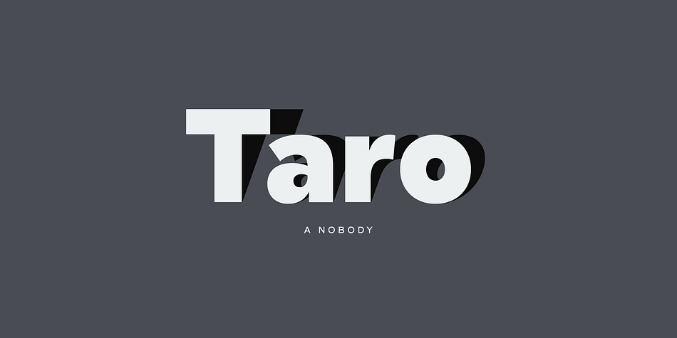 Taro Font