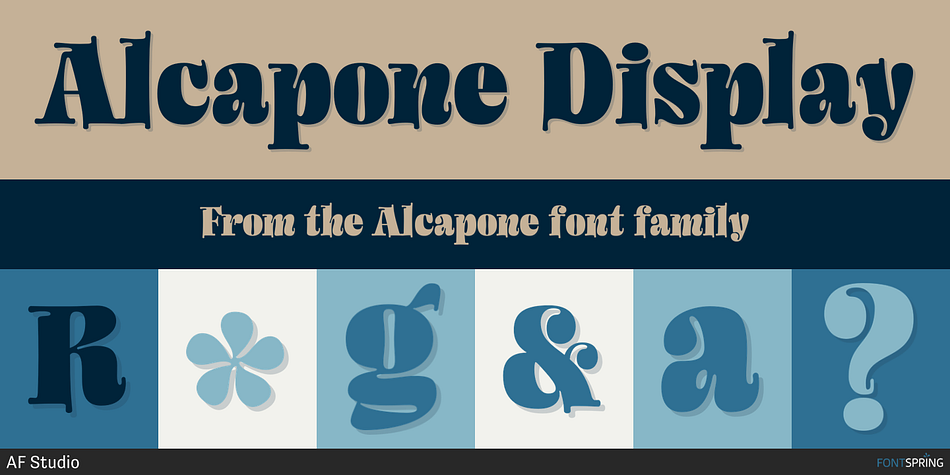 Alcapone Display Font