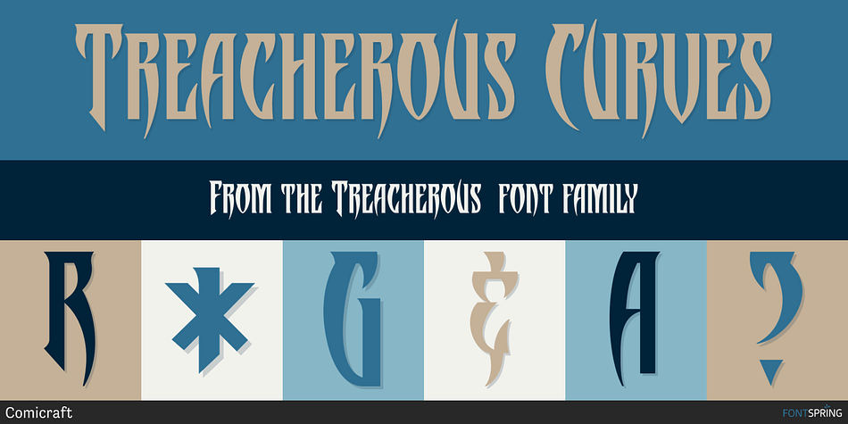 Treacherous Curves Font