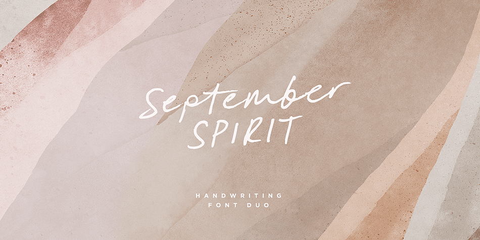 September Spirit Font | Fontspring