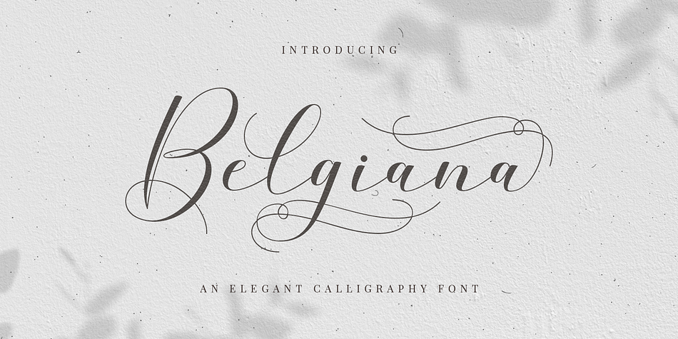 Belgiana Font