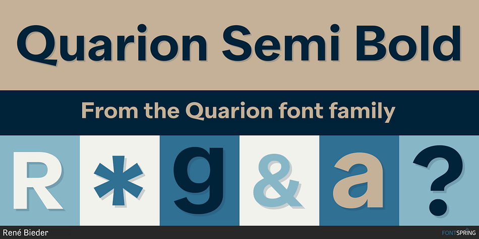 Quarion Semi Bold Font