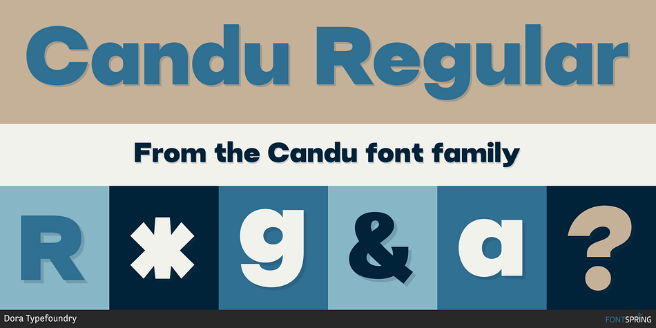 Candu Regular Font