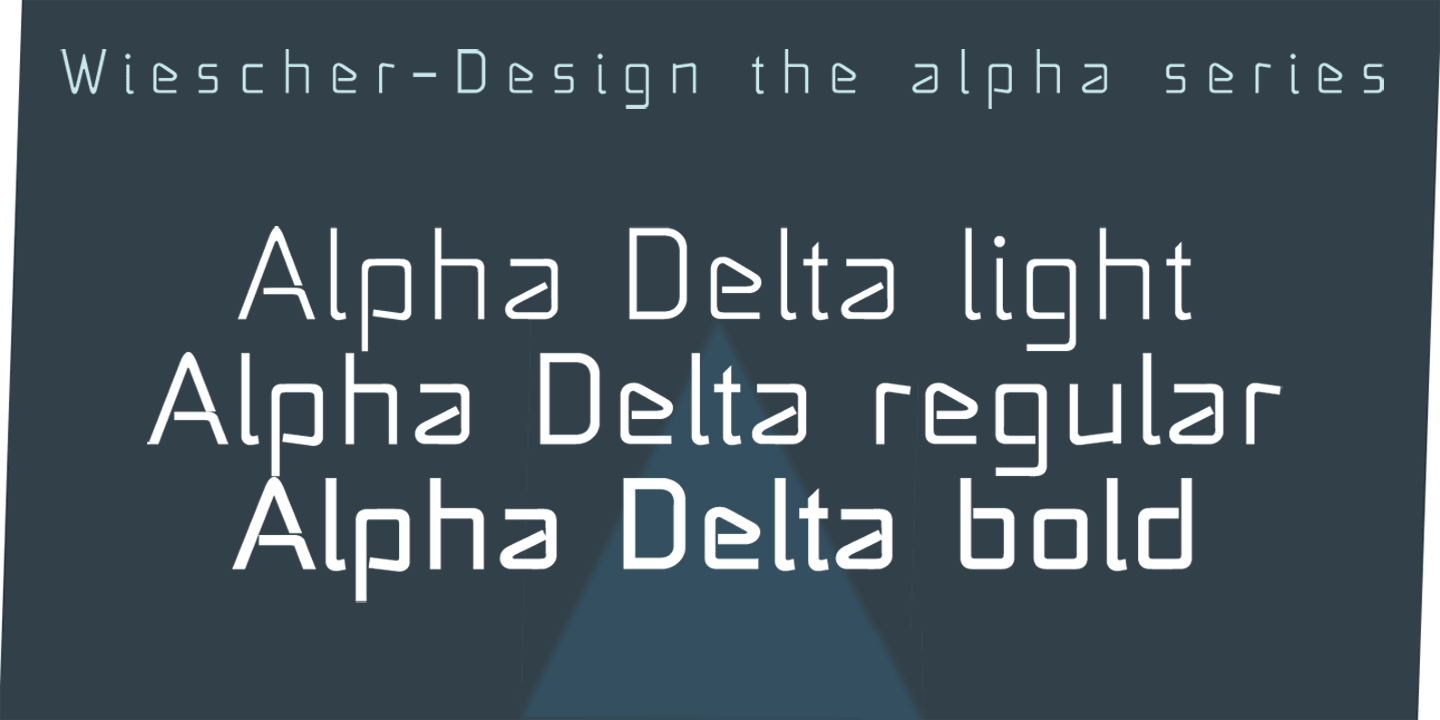 Alpha Delta Font