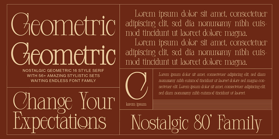 Closed Memory Font