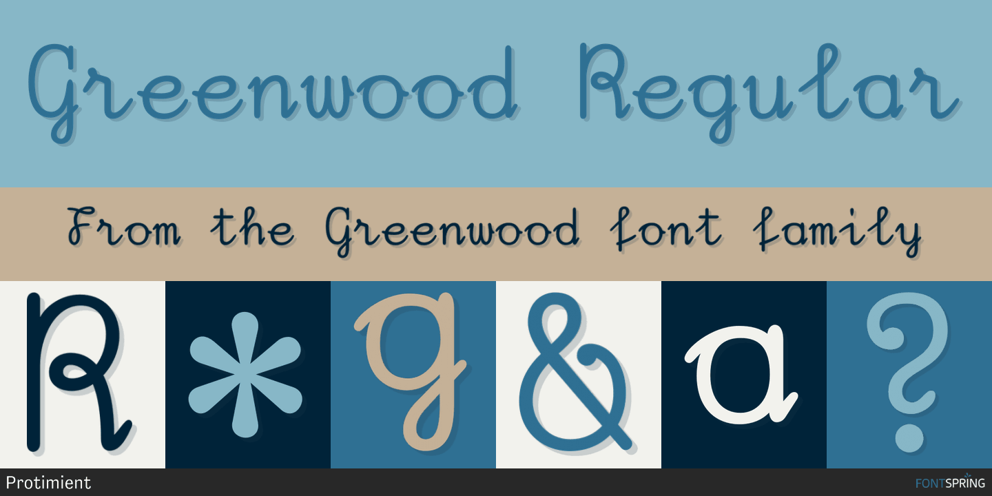 Greenwood Font