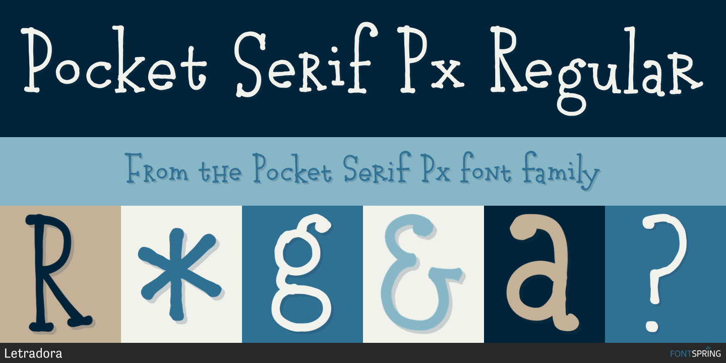 Fonts similar to Pocket Serif Px