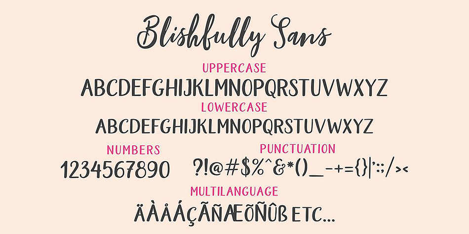 Blishfully Font